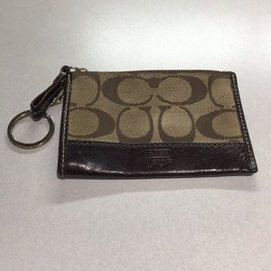Coach | Bags | Coach Small Leather Monogram Keychain Wallet | Poshmark